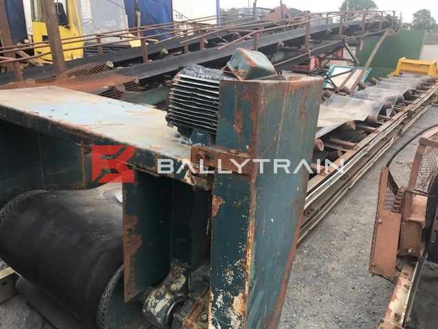 Static Conveyor 80ft Long for sale, very good structures and Electric motor