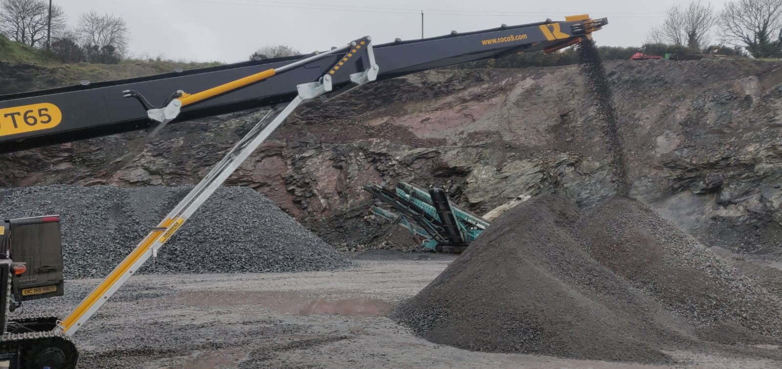 ROCO T65 Tracked Stacker, Mobile Stackers for sale, Stockpilers