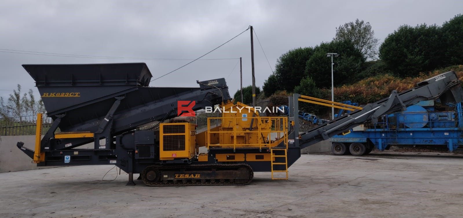 Tesab 623CT Impact Crusher for sale, Year 2012 with 4283 Hours currently