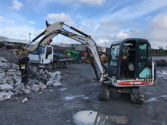Italdem 3-4.5 Ton Rock Breaker Sold - Ballytrain Plant Commercials Sales