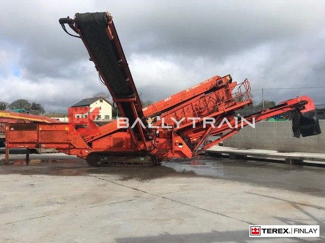 Terex Finlay 683 Supertrak Screener, 3 way split mobile screener, Finlay