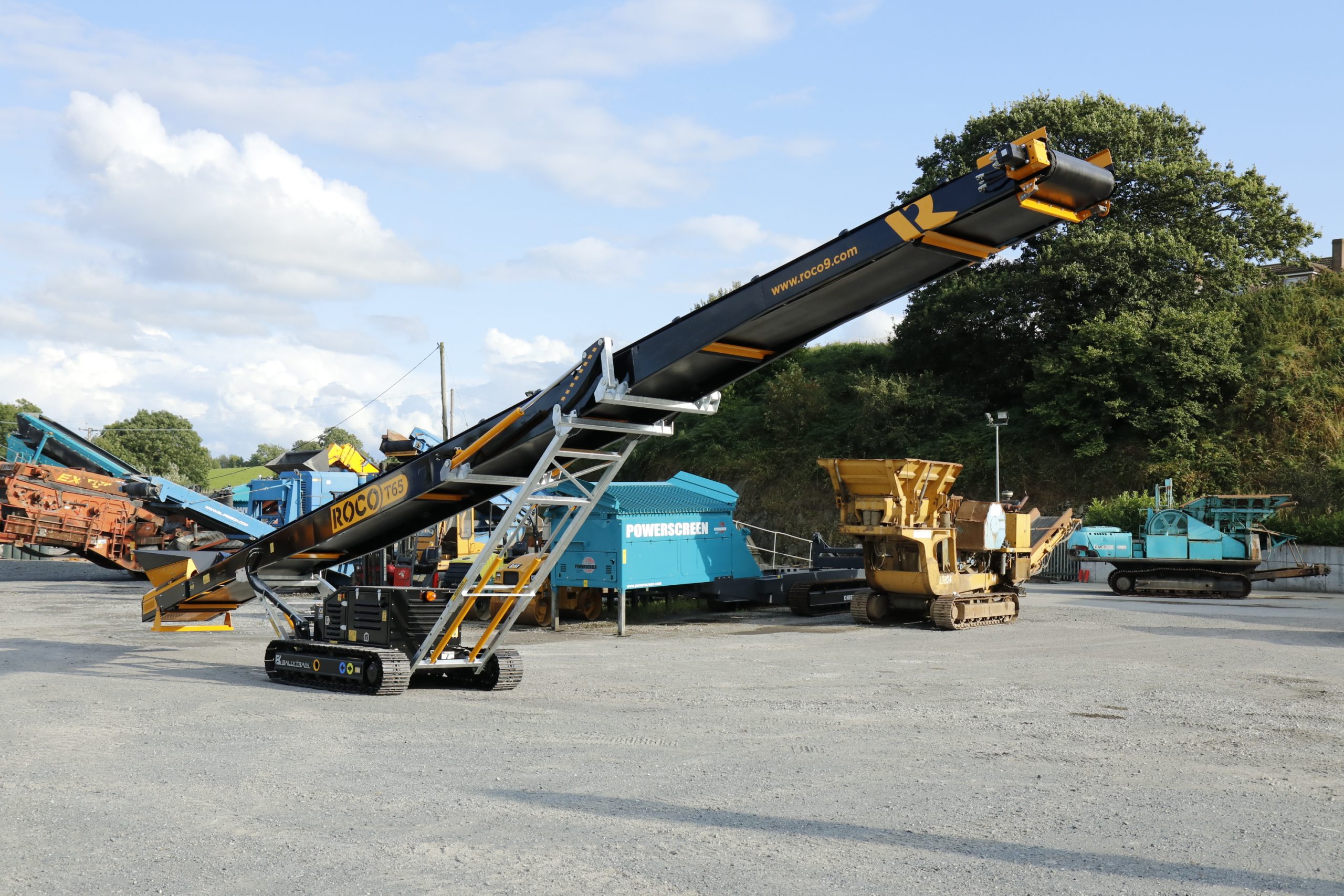 Roco T65 Tracked Stacker, Mobile Stackers for sale, Stockpilers
