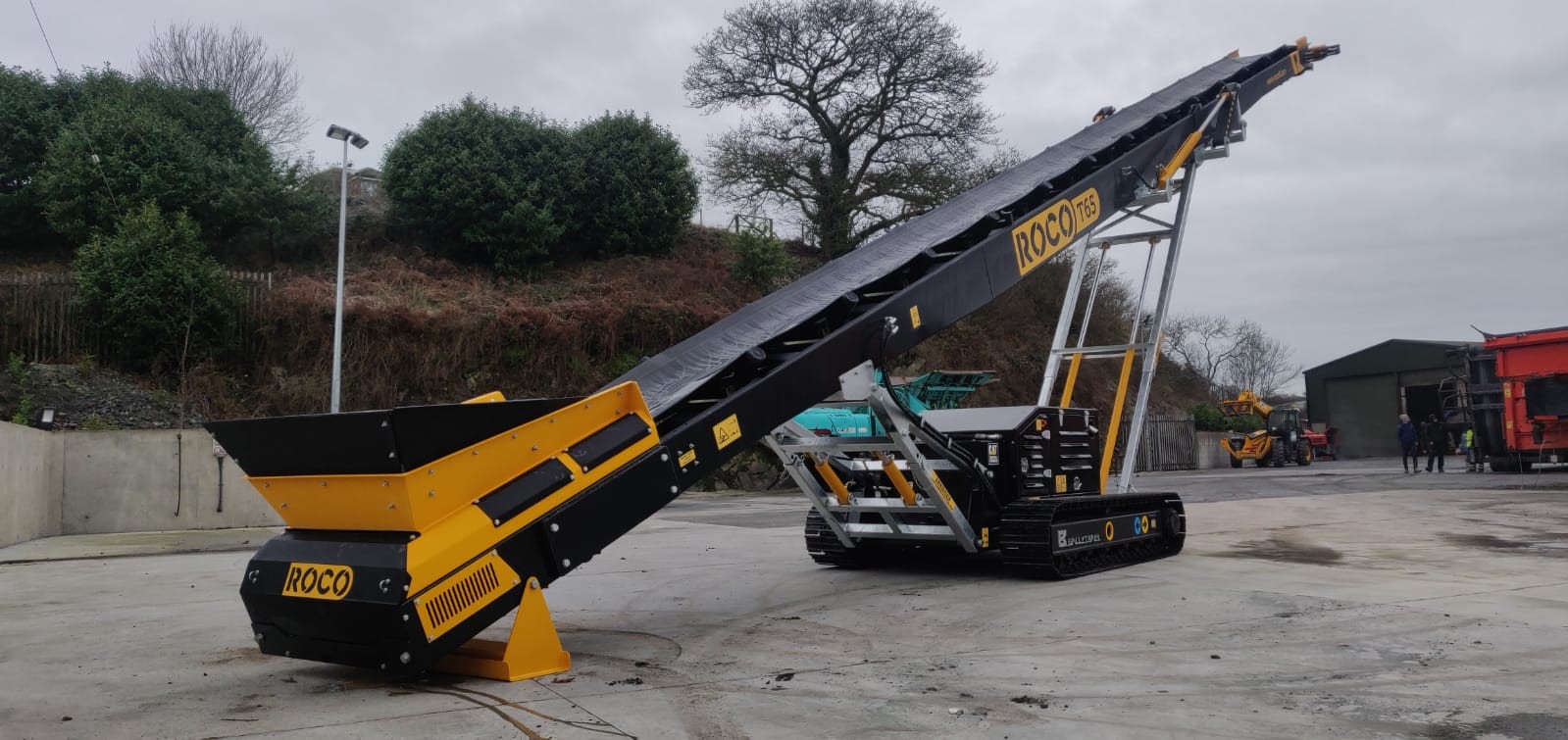 ROCO T65 Tracked Stacker, Stockpiler, Mobile Stacker, ROCO T65