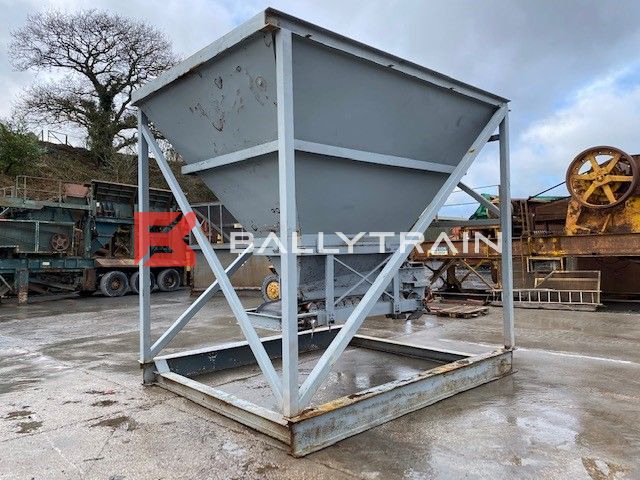 Single Feed Aggregate Bin for sale, aggregate hopper for sale, feed bin