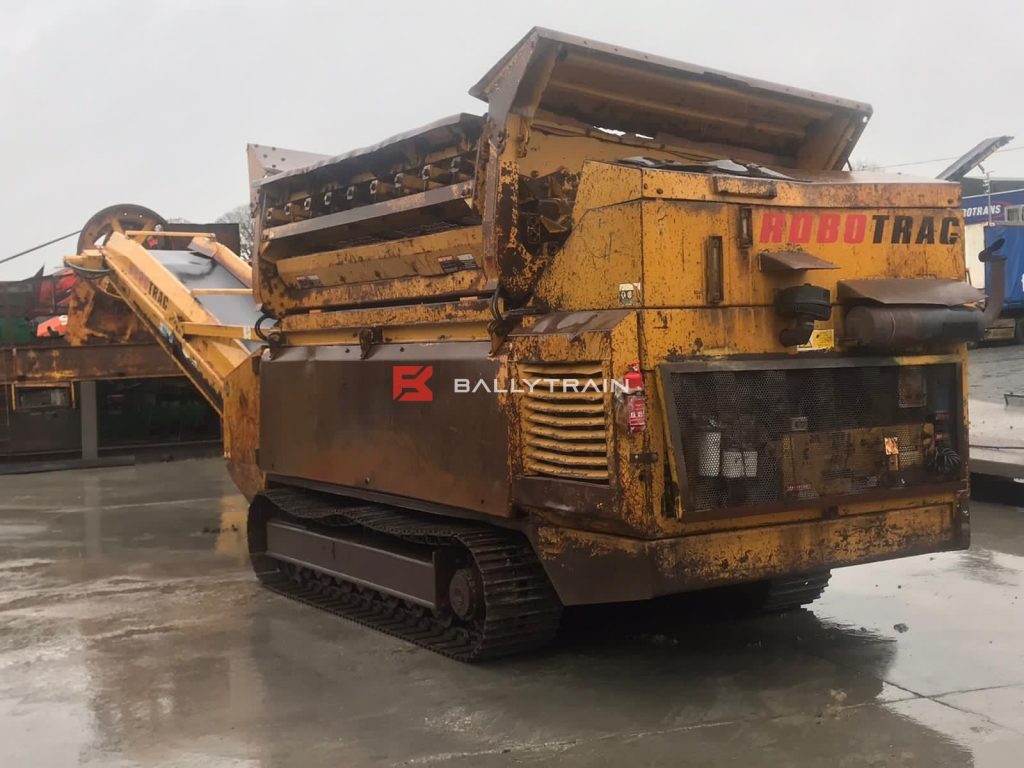 Extec Robotrac Screener for sale, Used Soil Screener, Top Soil Screen