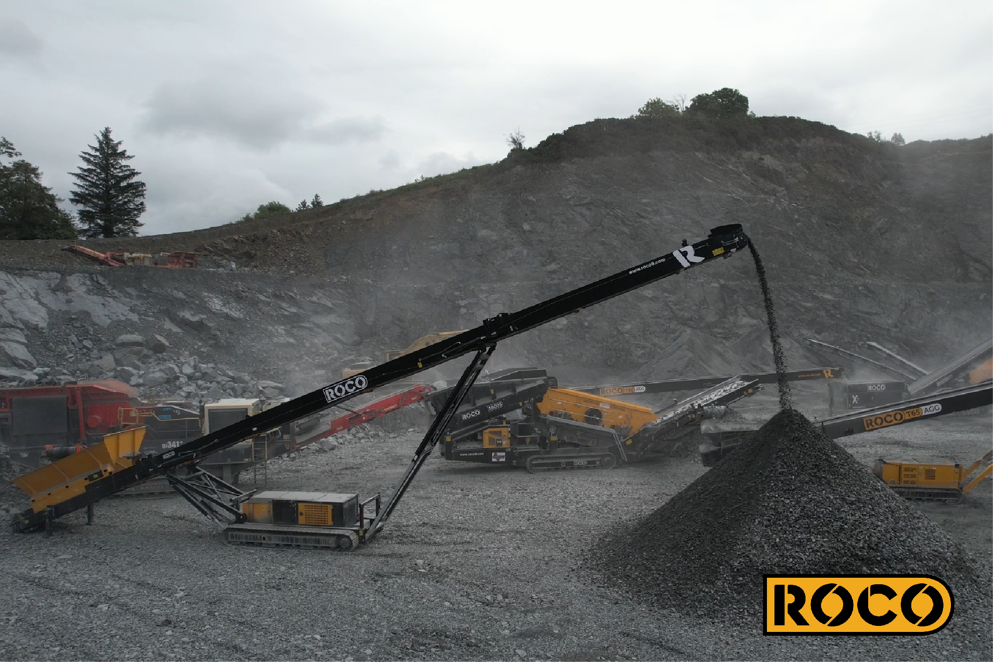 Roco Tracked Stackers for sale, New Tracked Stackers, Stockpilers