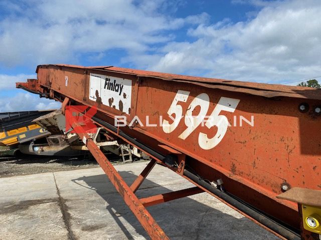 Finlay 595 Scalping Screen for sale, used soil screen, Finlay 595
